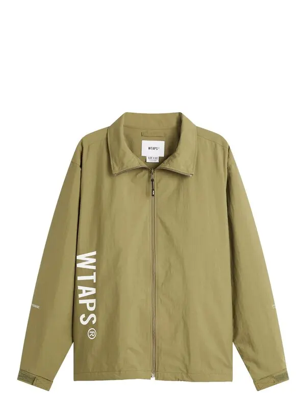 WTAPS Pertex® Logo Track Jacket - Olive Drab