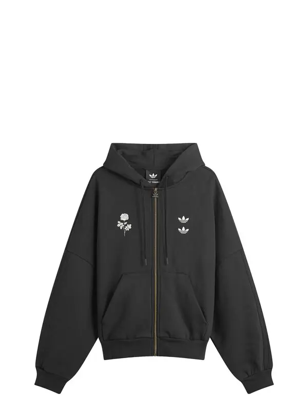 Adidas X Willy Chavarria Zipped Hoodie - Black