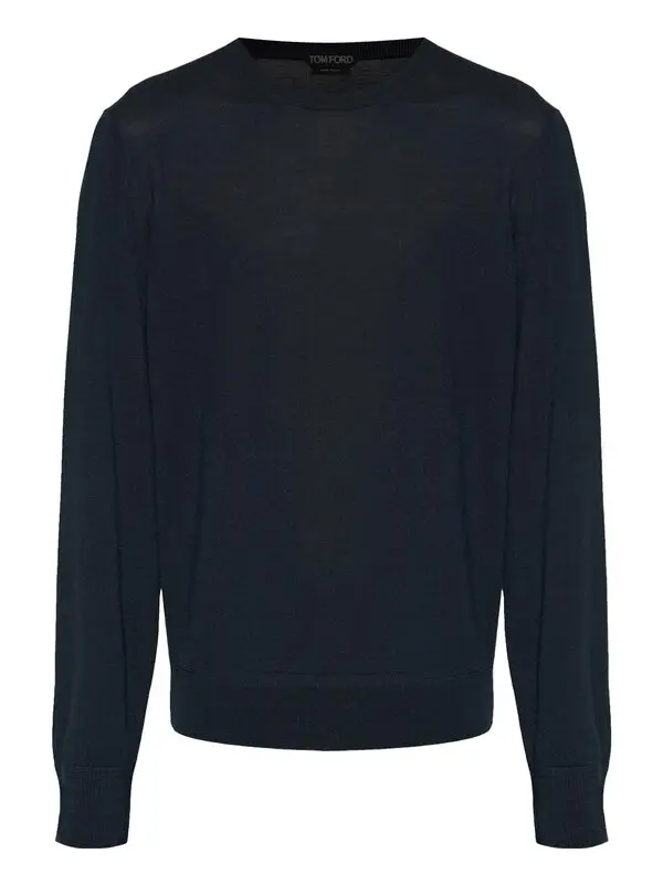 TOM FORD Wool Crewneck Sweater - Black