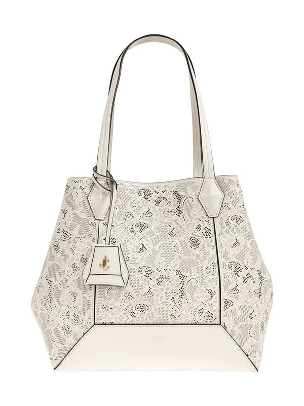 JIMMY CHOO Diamond’ Shopper Bag - Cream