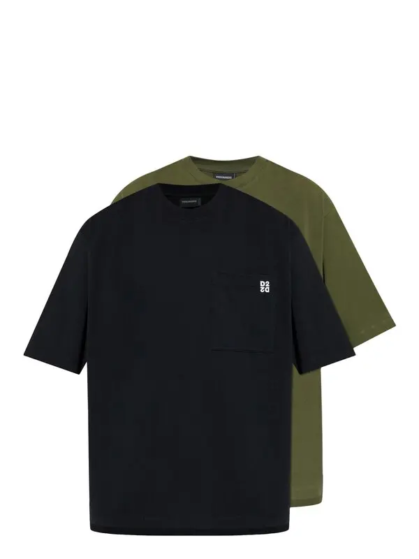 Dsquared2 2-pack Of Pocket T-shirts - Multicolour