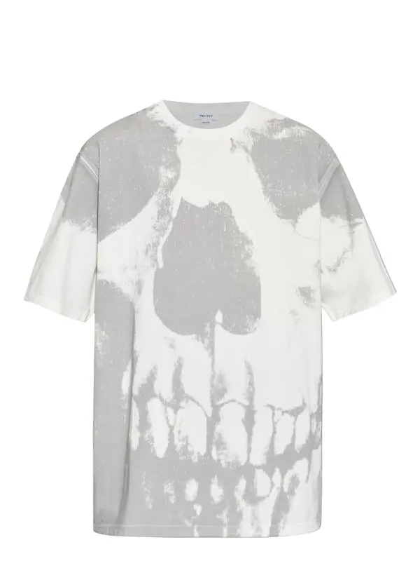 Alexander McQueen T-shirt With A Distinctive Skull Motif - Grey
