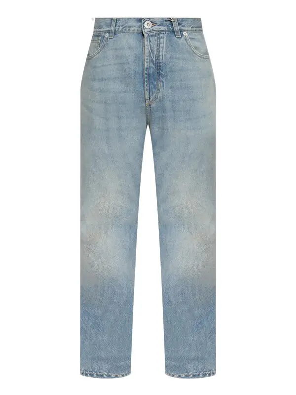 Alexander McQueen Straight-leg Jeans - Light Blue