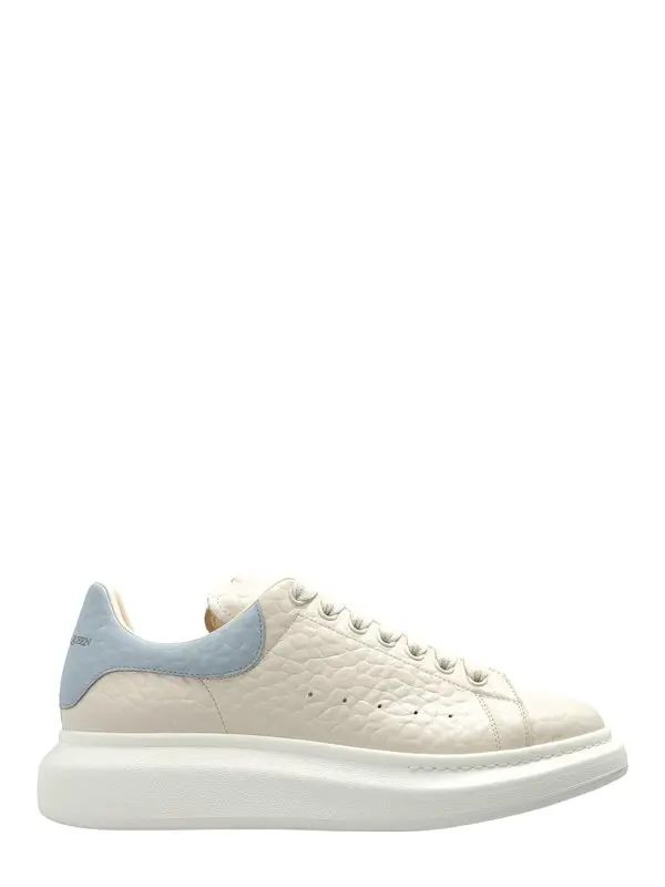Alexander McQueen Low-profile Sports Shoes With Logo - Cream