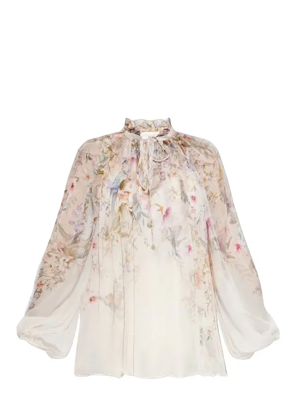 Zimmermann Floral Print Top - Multicolour