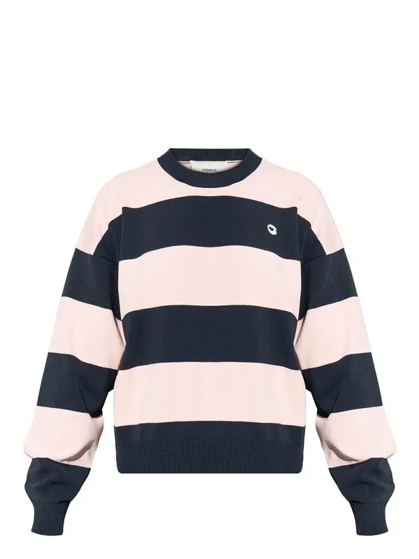 Coperni Sweater With Embroidered Logo - Pink