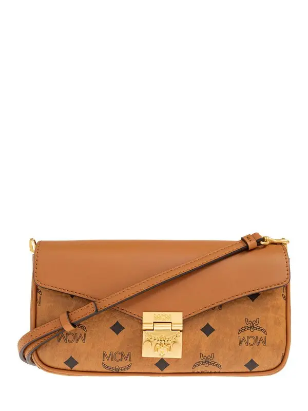 Mcm Tracy Mini Shoulder Bag - Brown