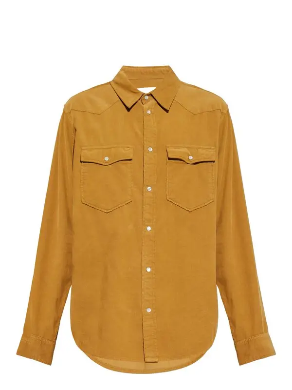MARANT Corduroy Shirt `vasco - Brown