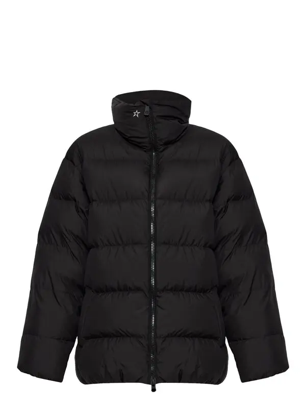 Perfect Moment Quilted Down Jacket With Stand-up Collar - Black