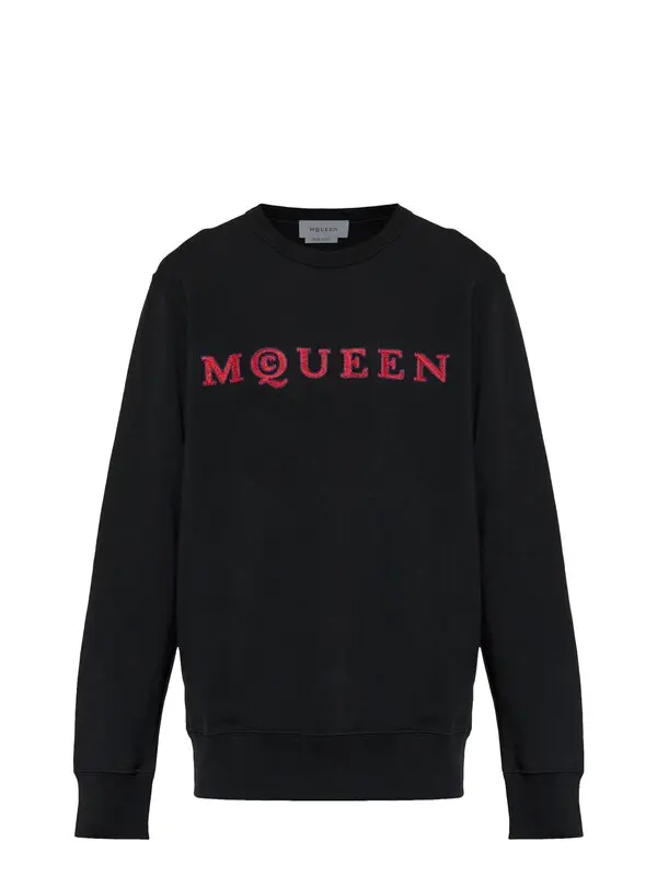 Alexander McQueen Sweatshirt With Logo - Black