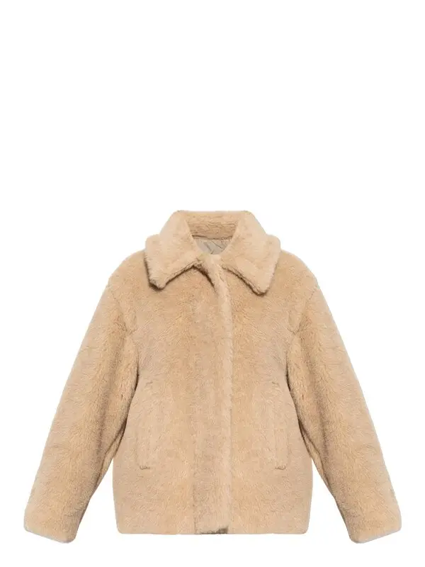 Max Mara Fur Coat - Beige