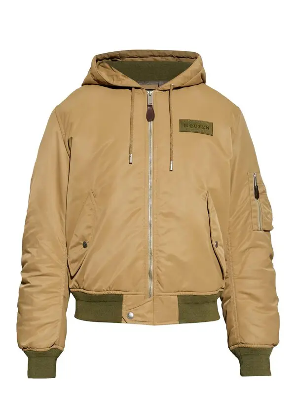 Alexander McQueen Bomber Jacket - Brown