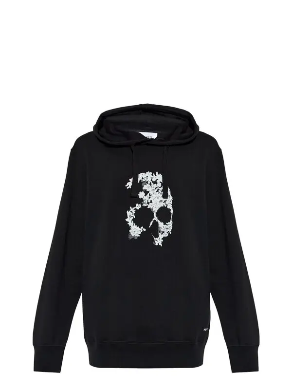 Alexander McQueen Sweatshirt With Skull Motif - Black