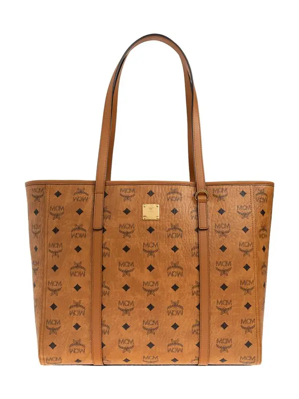 Mcm Toni Medium Shopper Bag - Brown