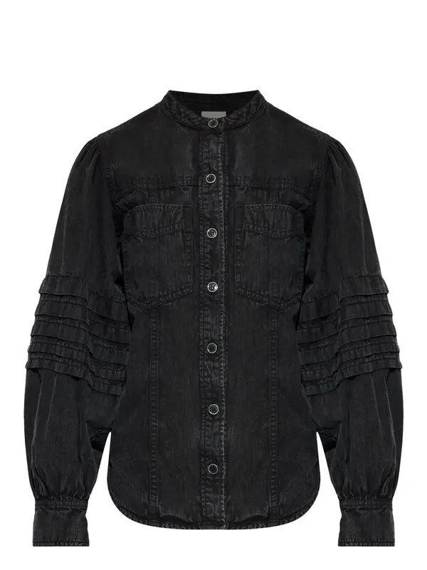 MARANT ETOILE Milleda Denim Shirt - Black