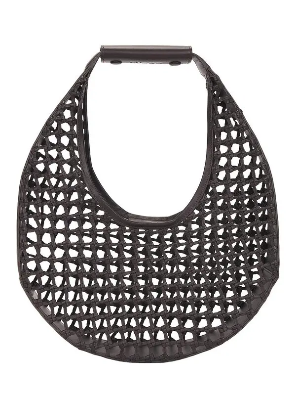 Staud Moon Hand-knotted Tote - Espresso