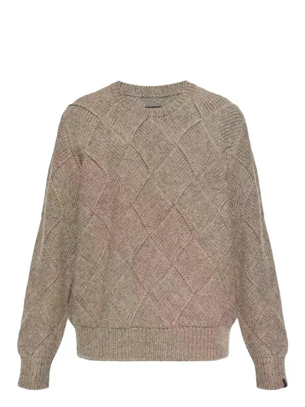 Rag & Bone Crew-neck Long-sleeve Sweater - Brown