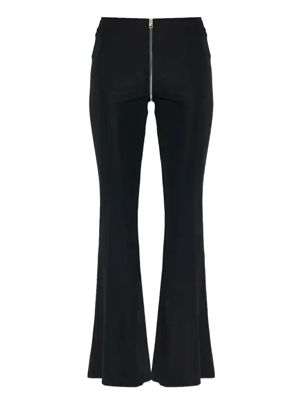 Alexander Wang Zip-detail Flared Trousers - Black