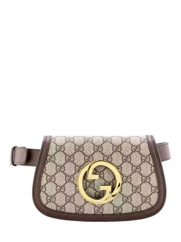 Gucci Blondie Gg Coated Canvas Belt Bag - Brown