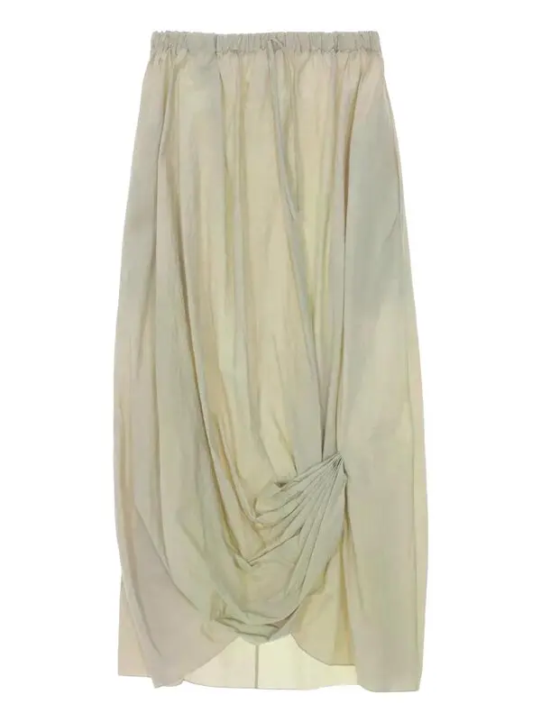 LAUREN MANOOGIAN Twist Maxi Skirt - Neutrals