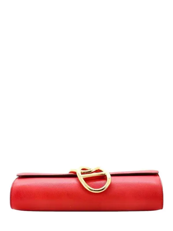 Hermès Egee Evercolor Clutch Bag - Red