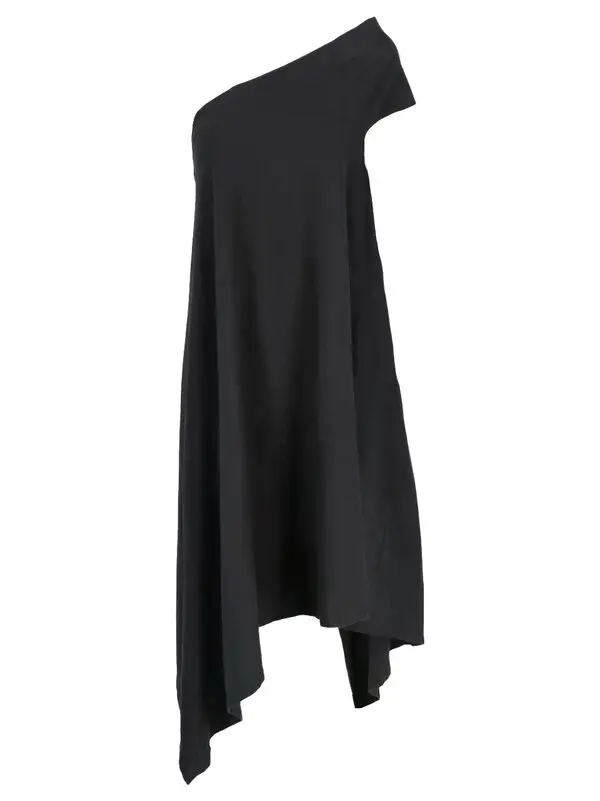 Rick Owens One-shoulder Asymmetrical Dress - Black