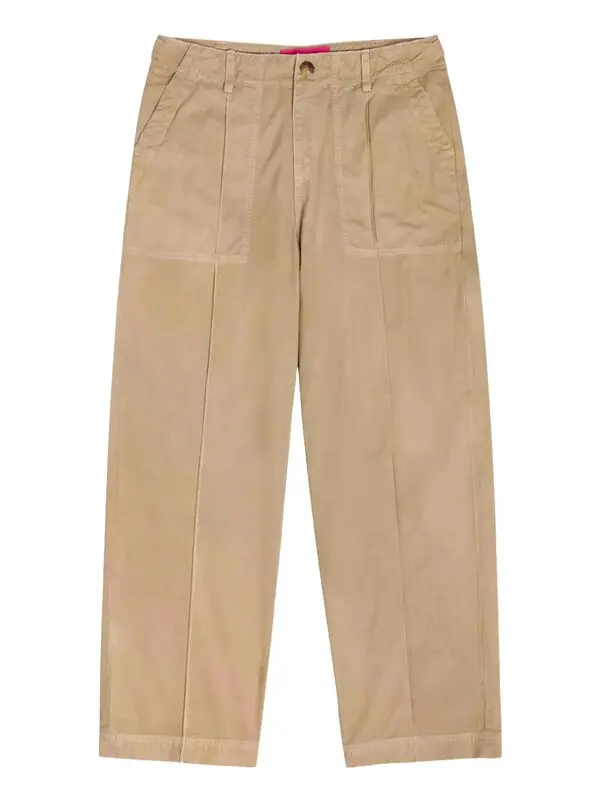 THE ELDER STATESMAN Regular Fit Trousers - Neutrals