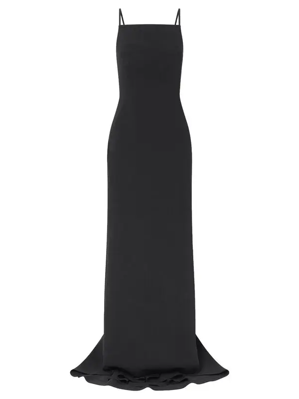 Givenchy Crepe-cady Gown - Black