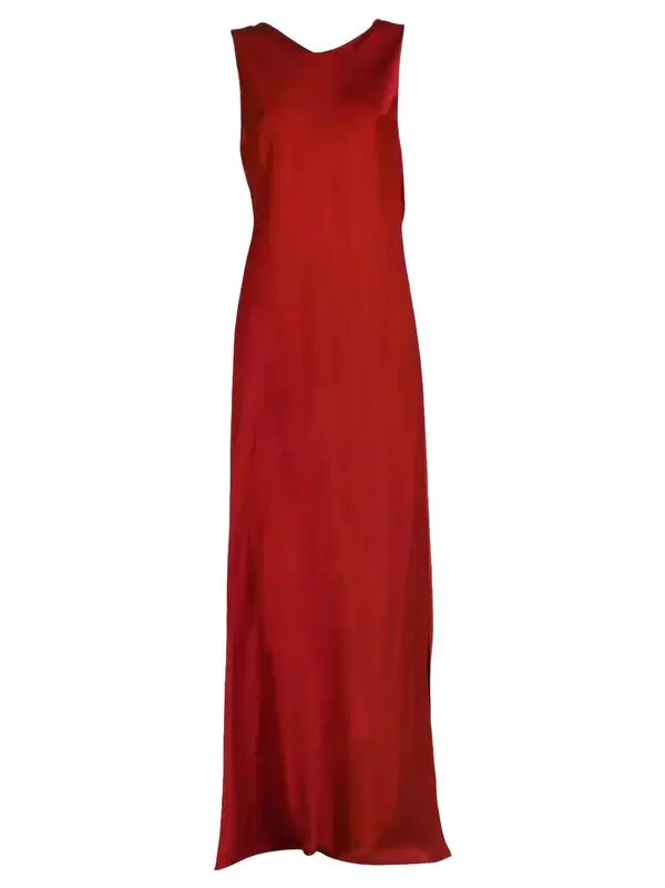 Antonelli Firenze Cowl-neck Maxi Dress - Red