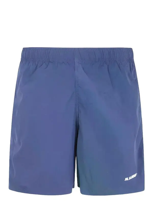 JIL SANDER Elasticated-waist Shorts - Blue