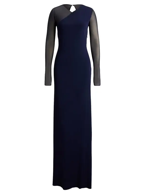 Ralph Lauren Jersey Brynn Maxi Dress - Navy