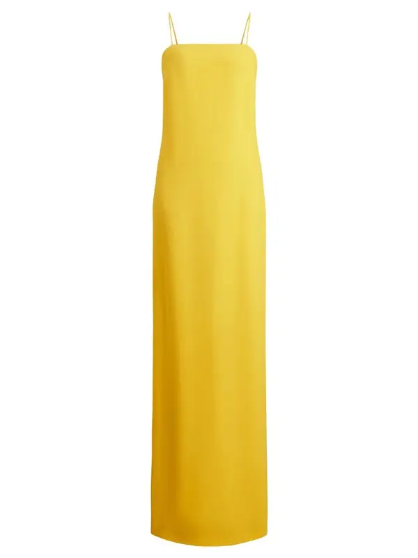 Ralph Lauren Silk Demetrius Maxi Dress - Yellow