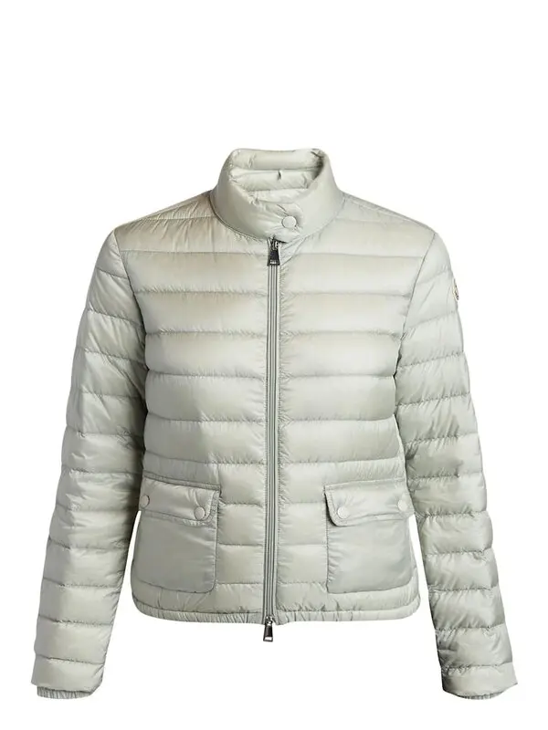 Moncler Lans Short Down Jacket - Gray