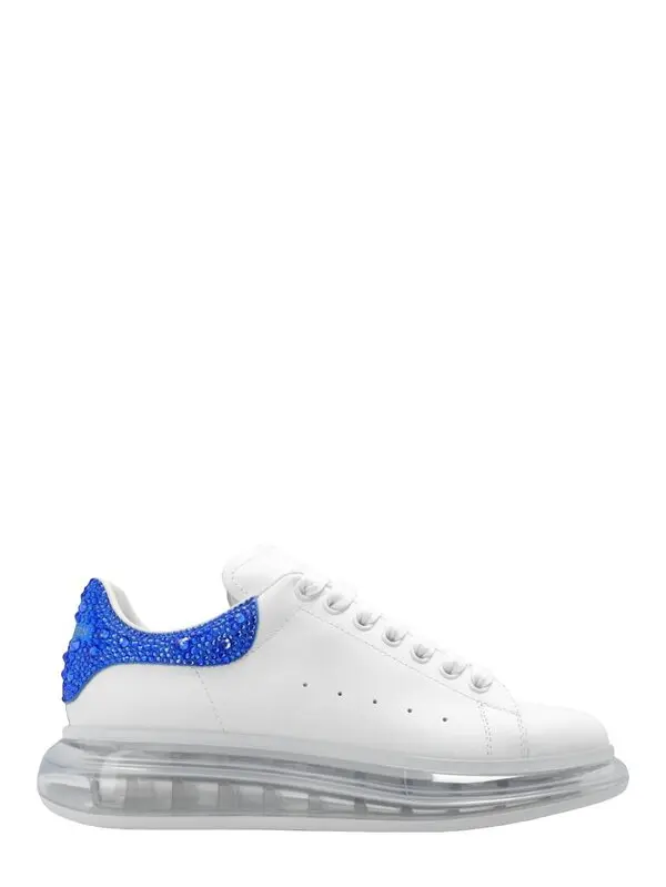 Alexander McQueen Oversized Sole Sneakers - White/blue Crystal