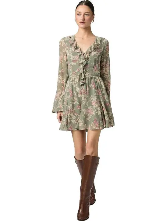 Paige Cecconi Fit-and-flare Mini Dress - Floral