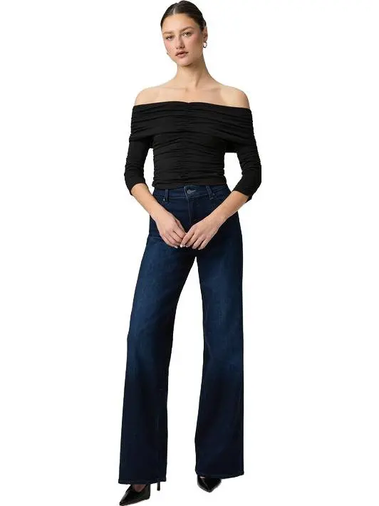 Paige Anessa 33" Wide Leg Jean - Denim