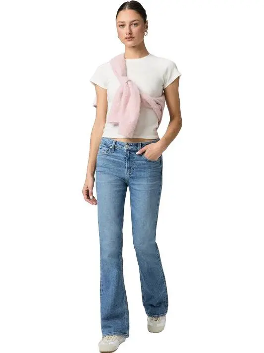 Paige High-rise Laurel Canyon Bootcut Jean - Denim