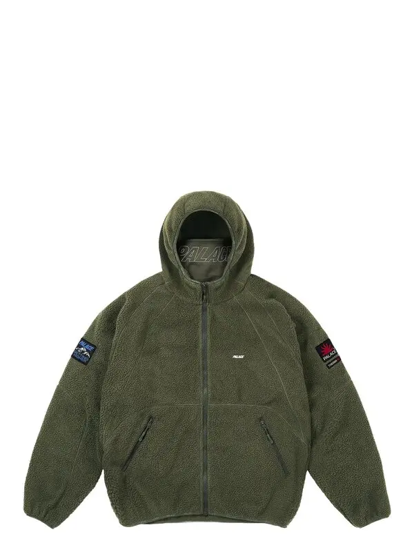 PALACE Getting Higher Therma Fleece Jacket - Green