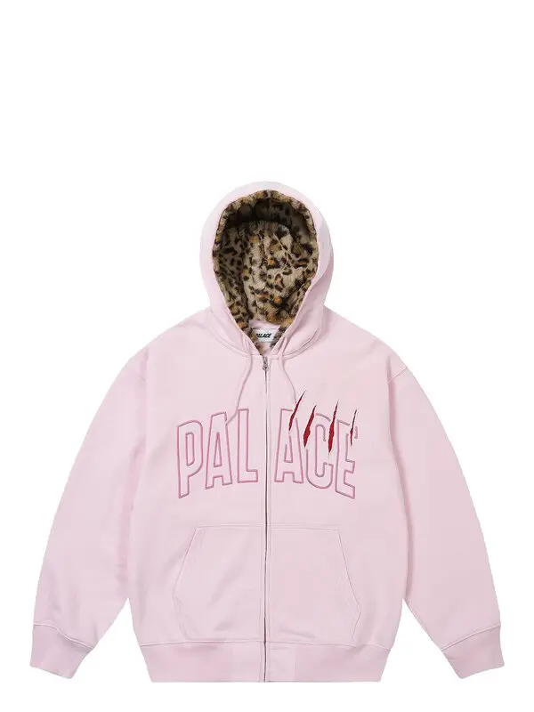 PALACE Claw Zip Hood - Pink