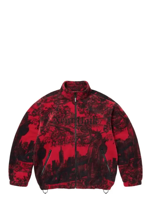Supreme Fleece Jacket - Red