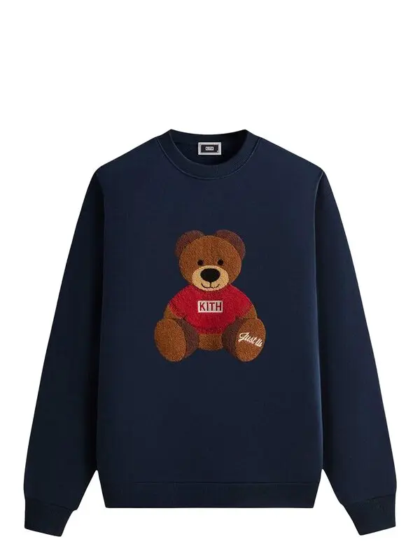 Kith Kithmas Teddy Nelson Crewneck - Blue