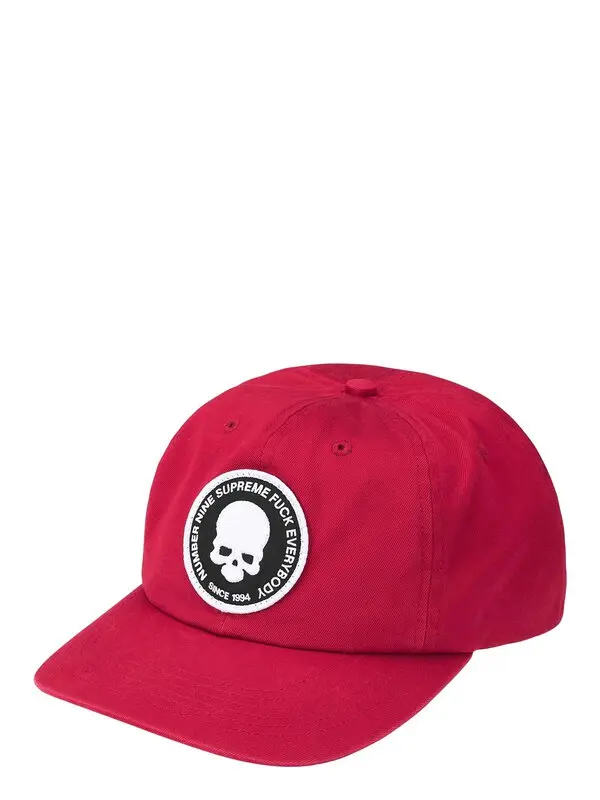 Supreme X Number Ine 6-panel Hat - Red