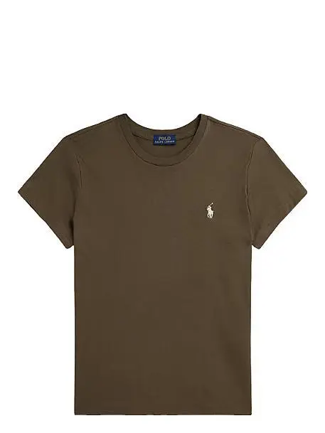 Polo Ralph Lauren Brand-embroidered Cotton Jersey T-shirt - York Brown