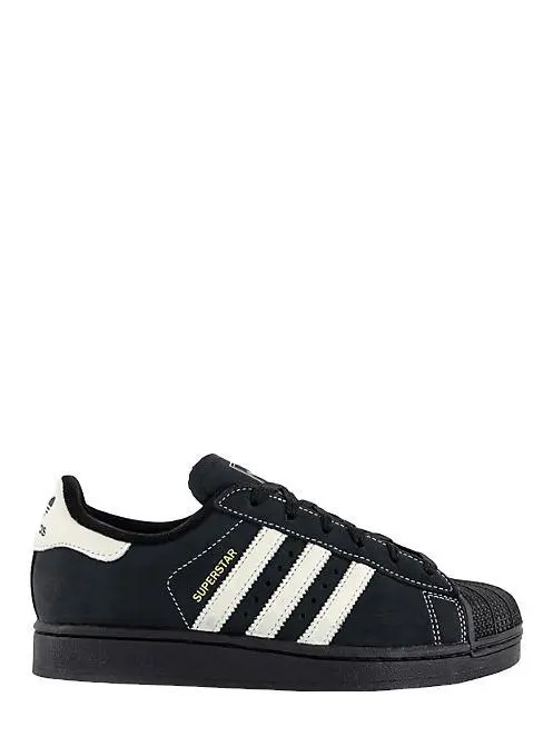 Adidas Superstar Ii Leather Trainers - Black Cream