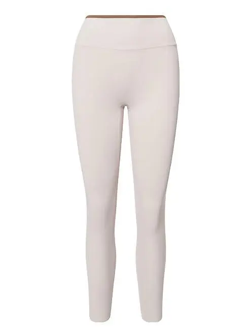 ADANOLA Bonded Contrast Workout Leggings - Bone