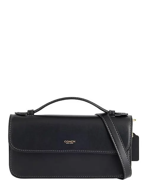 COACH® Elora Leather Cross Body Bag - B4/black
