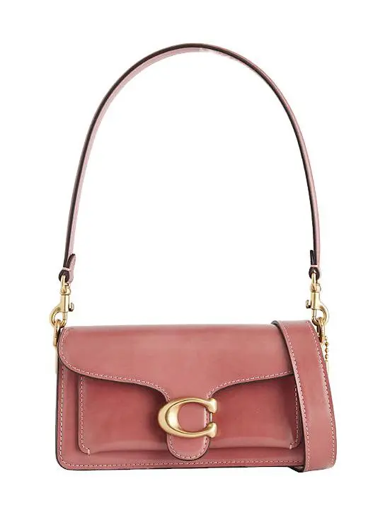 COACH® Tabby 20 Spazzolato Leather Shoulder Bag - B4/peony