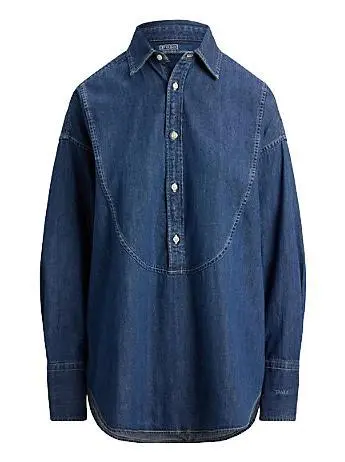 Polo Ralph Lauren Collared Relaxed-fit Denim Shirt - Linden Wash