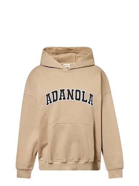 ADANOLA Cotton-jersey Hoody - Clay Beige