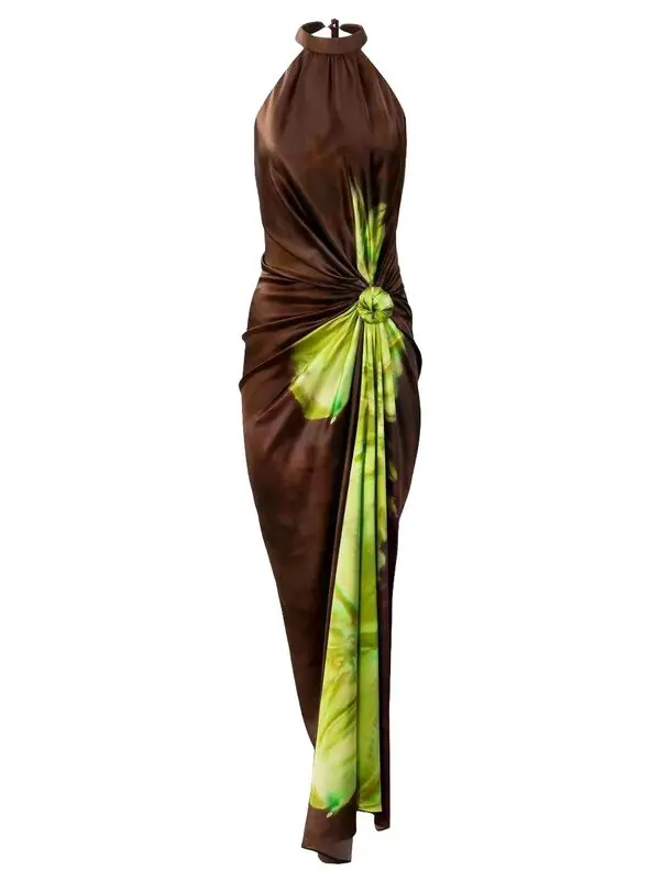 Silvia Tcherassi Tizziana Maxi Dress - Brown
